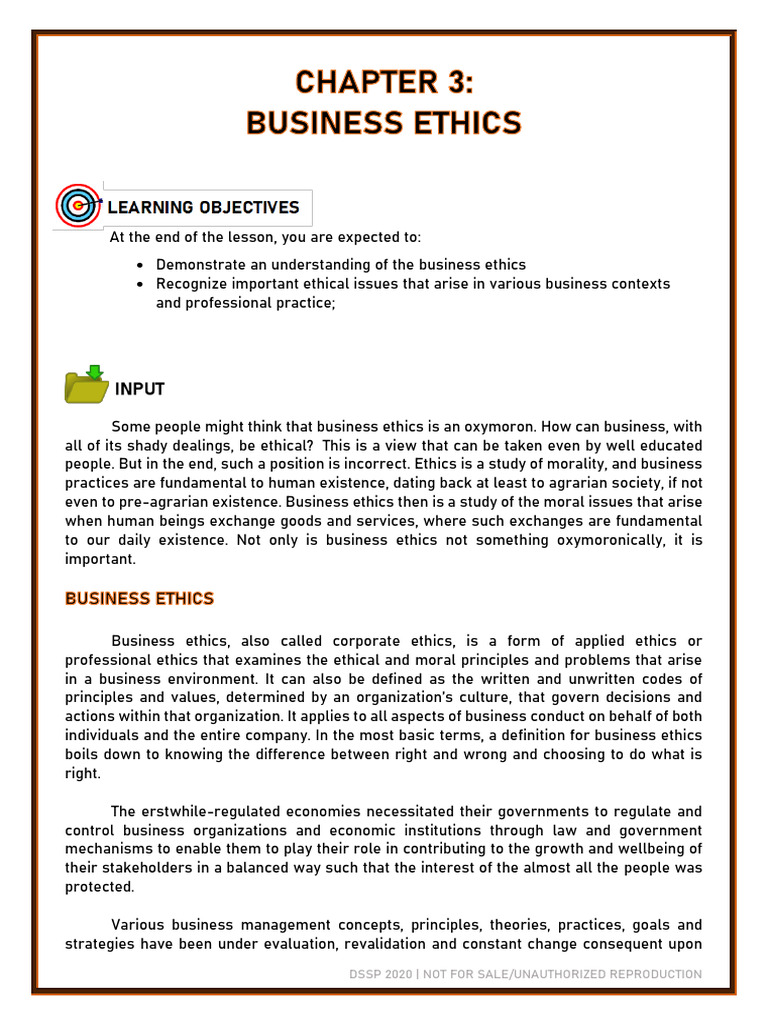 Understanding Business Ethics Principles | PDF | Capitalism | Business ...