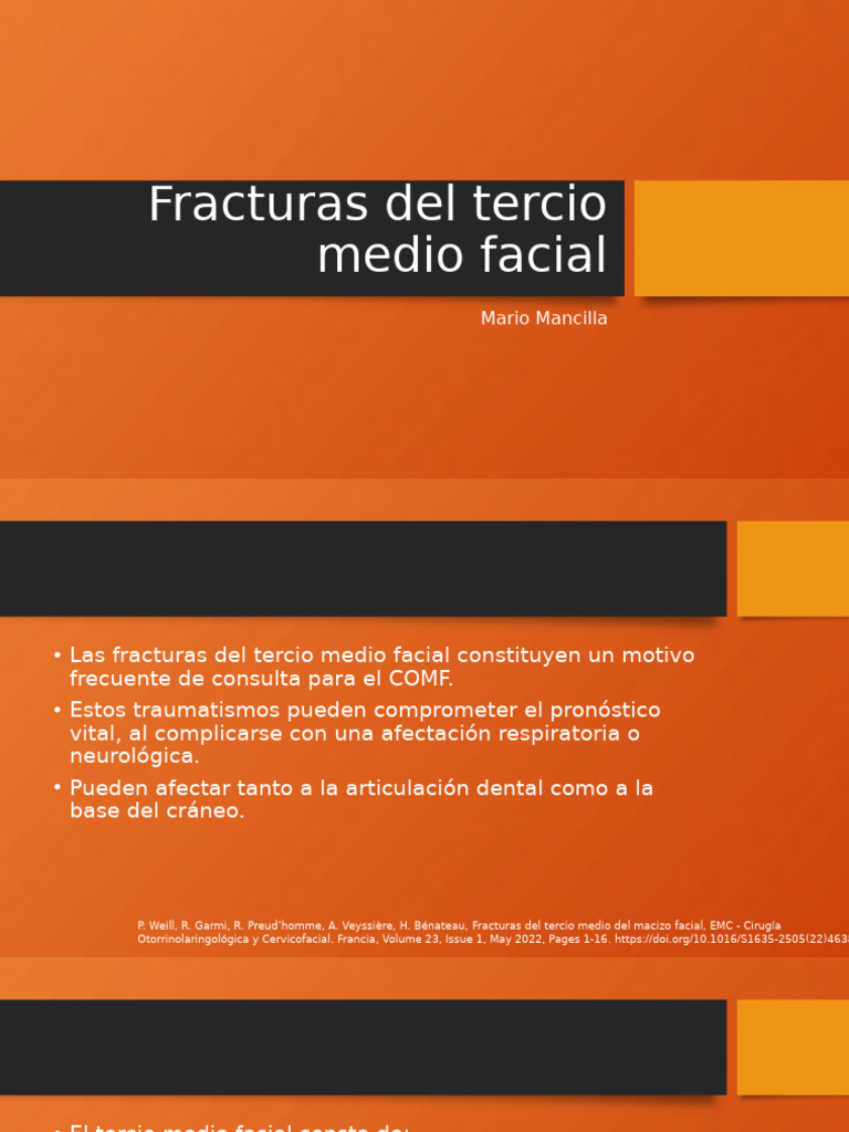 FX de Tercio Medio MM | PDF | Cabeza y cuello humanos | Anatomía humana