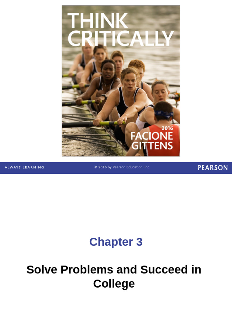 Facione3e_PPT_Ch03 | PDF | Critical Thinking | Thought