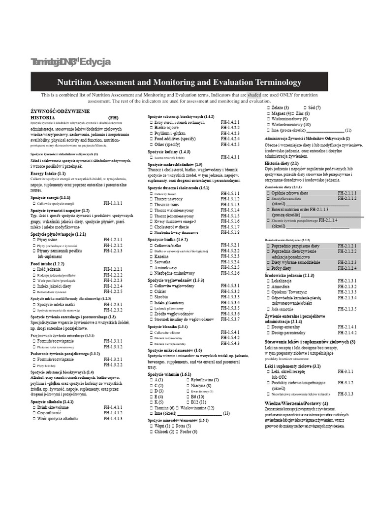 Terminologia IDNT | PDF