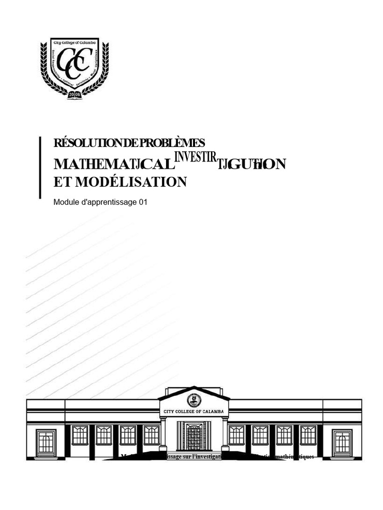 Résolution de Problèmes Mathématiques | PDF | Mathématiques | Modèle ...
