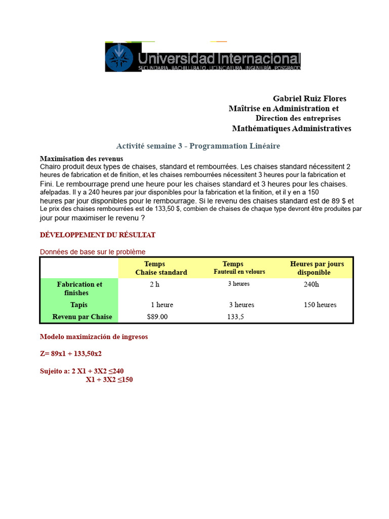 Exercices - Doc 1 | PDF