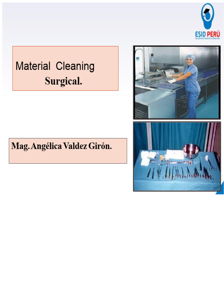 Slide n8 Procedure For Washing Surgical Material Lic. Angelica Valdez ...