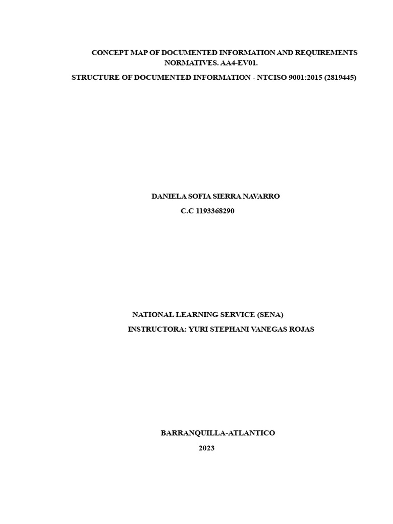 Documented Information and Regulatory Requirements | PDF | Regulatory ...
