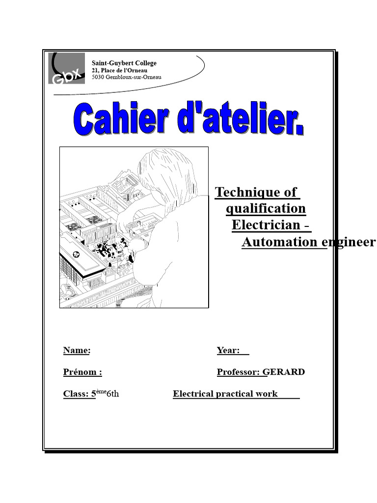 Workshop Notebook Electricity - TQ ElAu | PDF | Electrician | Automation