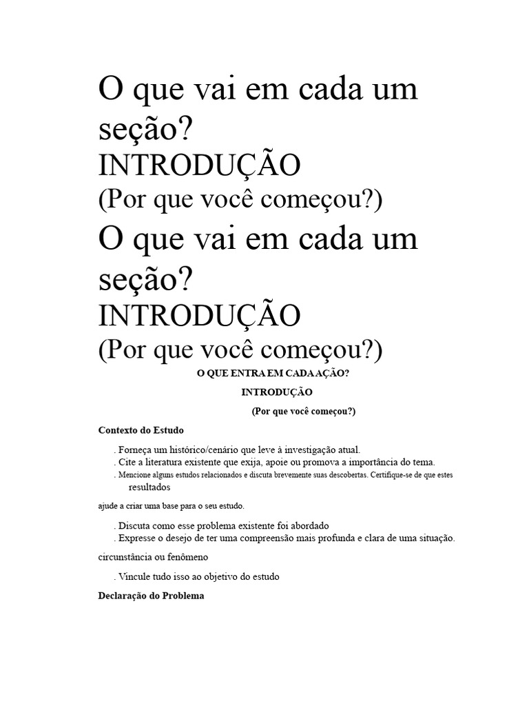 PESQUISA Formato 2023 | PDF | Pesquisa qualitativa | Entrevista