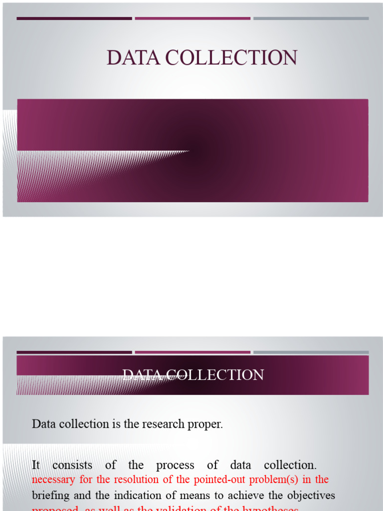 Slides 10 - Data Collection Instruments | PDF | Questionnaire | Data