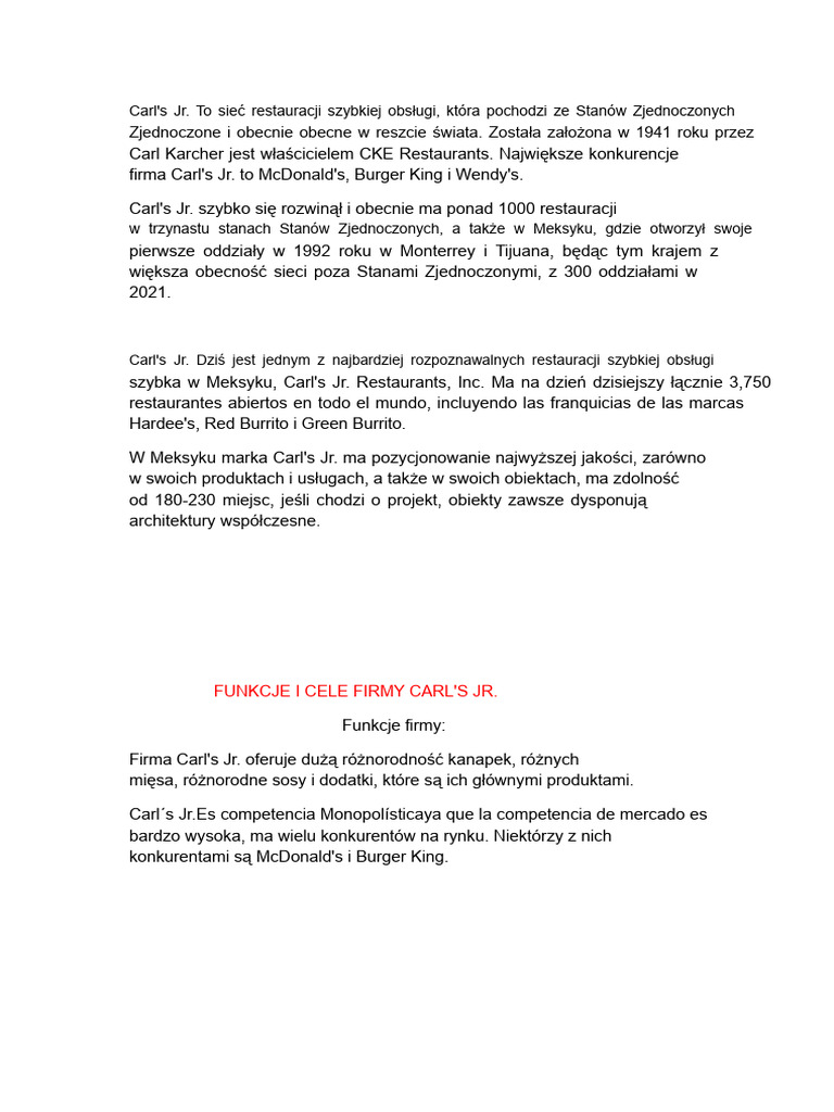 Badania Carls JR | PDF