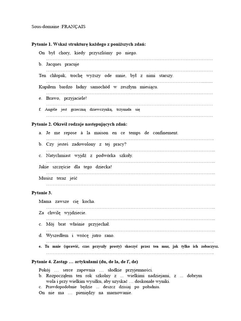 Tenasosp Francuski | PDF
