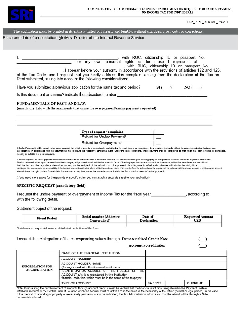 Format Pipe INCOME Individual | PDF | Tax Refund | Taxes