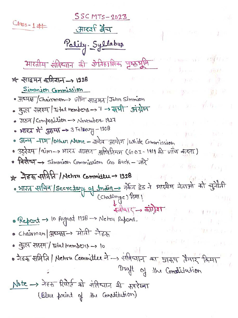 Indian Polity Notes by Ajeet Sir RWA | PDF