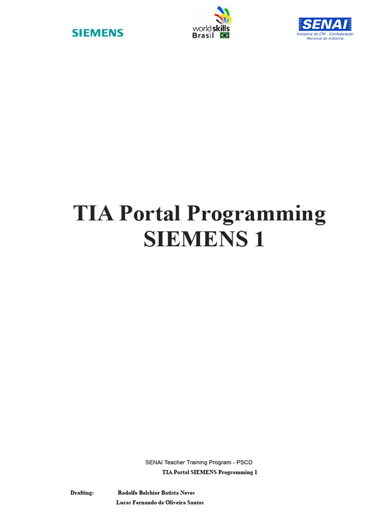 TIA Portal Course Workbook | PDF | Programmable Logic Controller ...