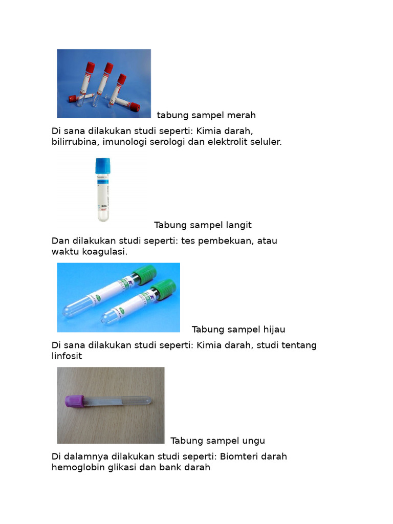 tabung sampel.docx | PDF