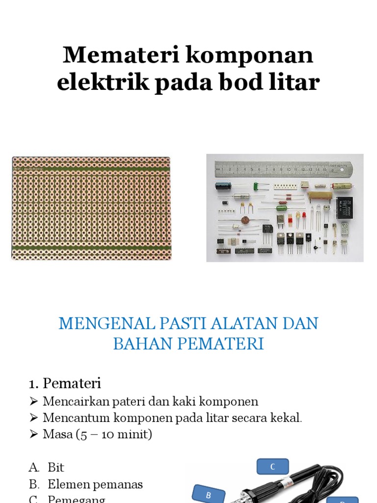 Memateri Kompenan Elektrik Pada Bod Litar Baru | PDF