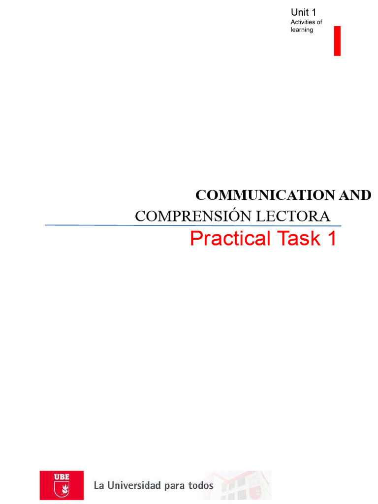 Pers Task | PDF | Communication | Information