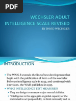 Cognitive Evaluation: Wechsler Abbreviated Scale of Intelligence ...
