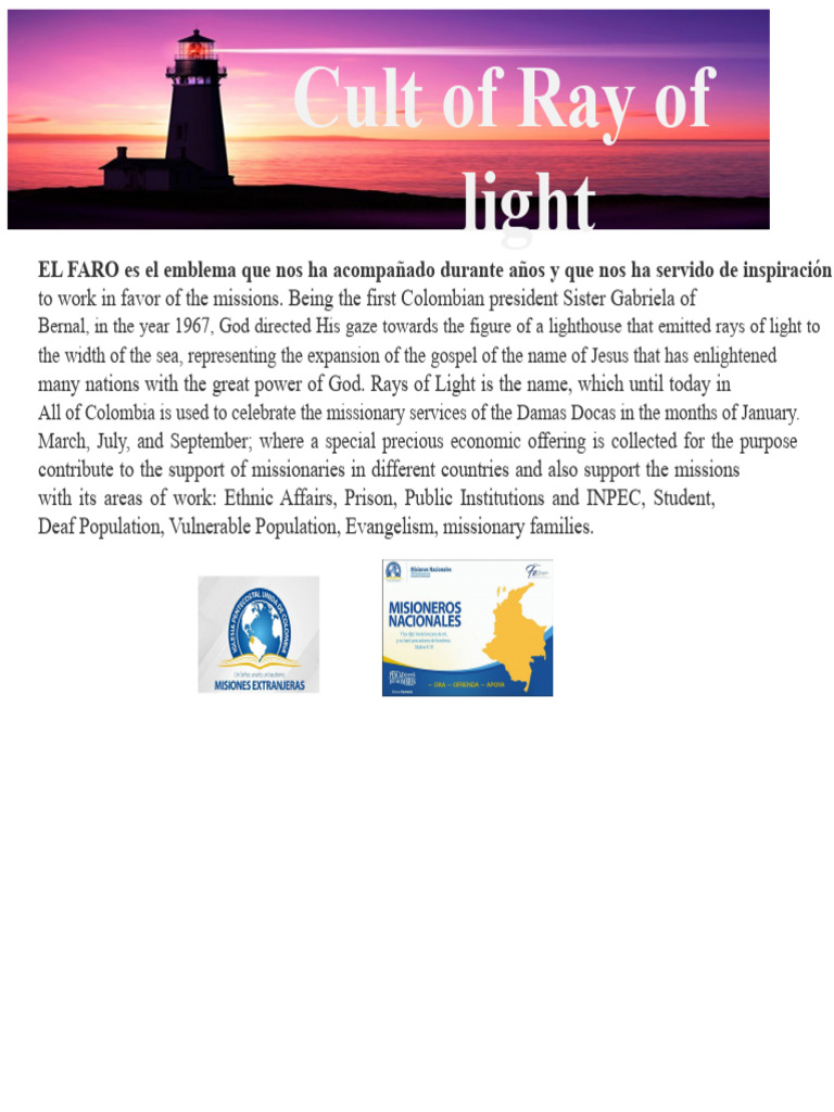 Cult of The Ray of Light | PDF