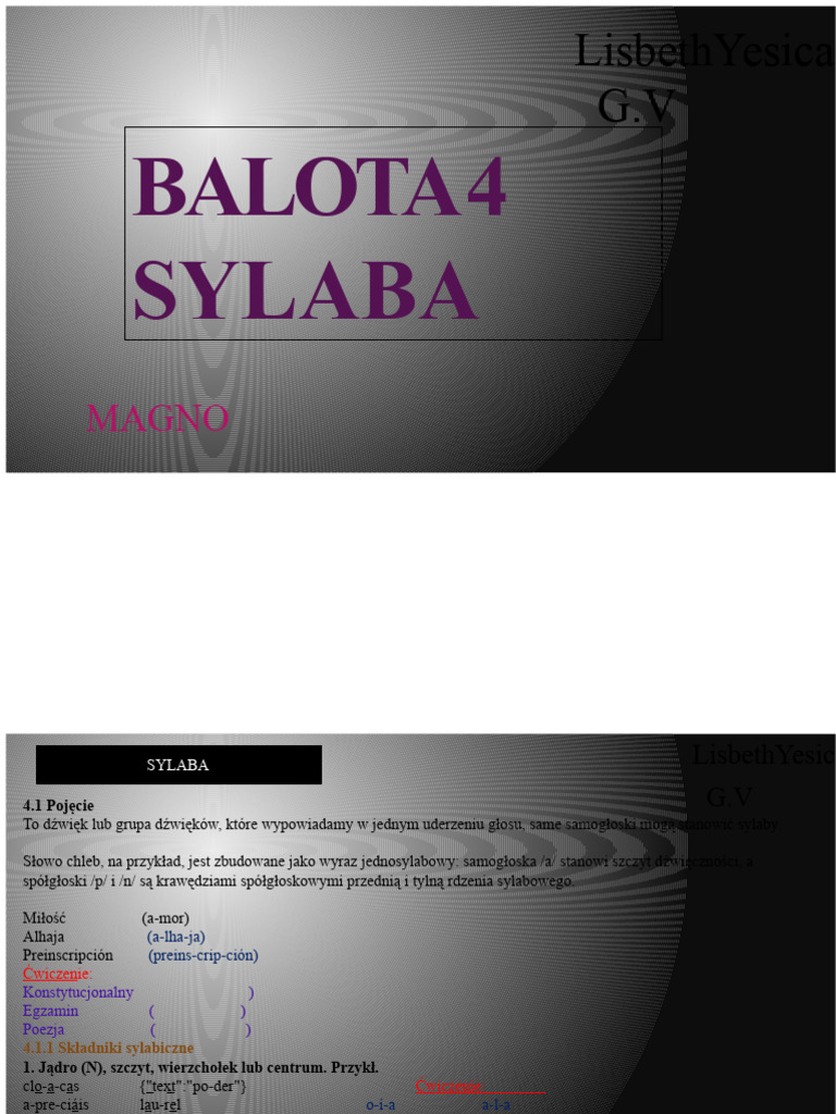 Balota 4 Syllaba | PDF