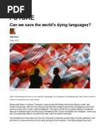 UNESCO Languages in Danger Atlas 2023 | PDF