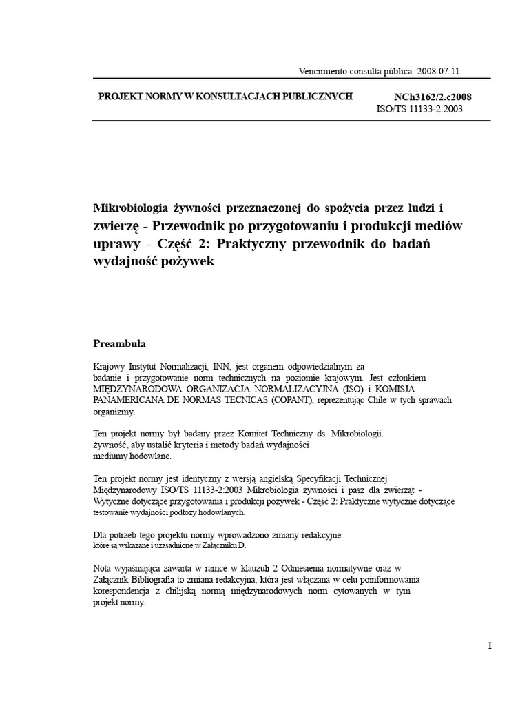 Iso - 11133-2 PL | PDF