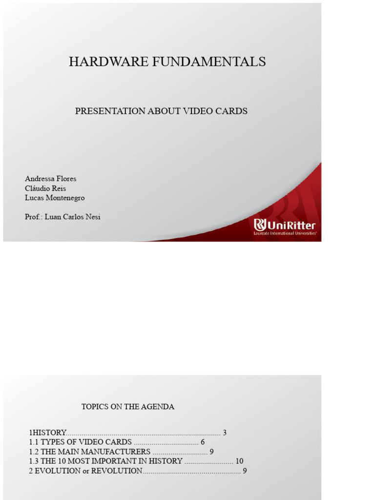 Video Cards | PDF | Shader | Graphics Processing Unit