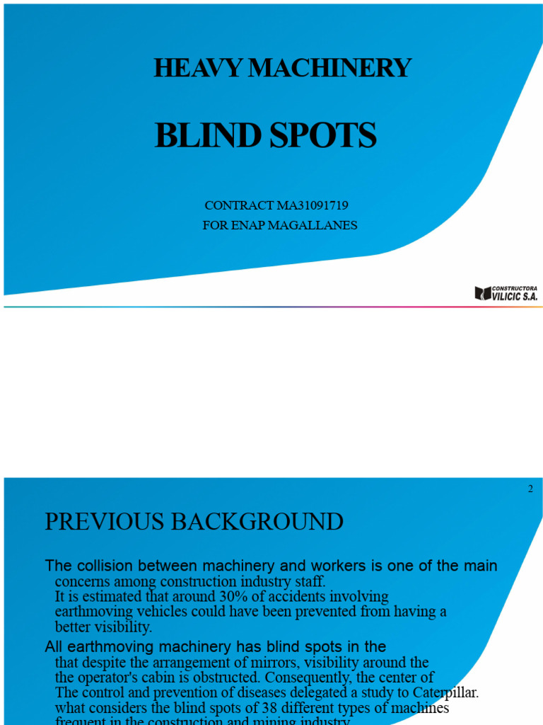 Heavy Machinery Blind Spots Analysis | PDF | Loader (Equipment) | Heavy ...