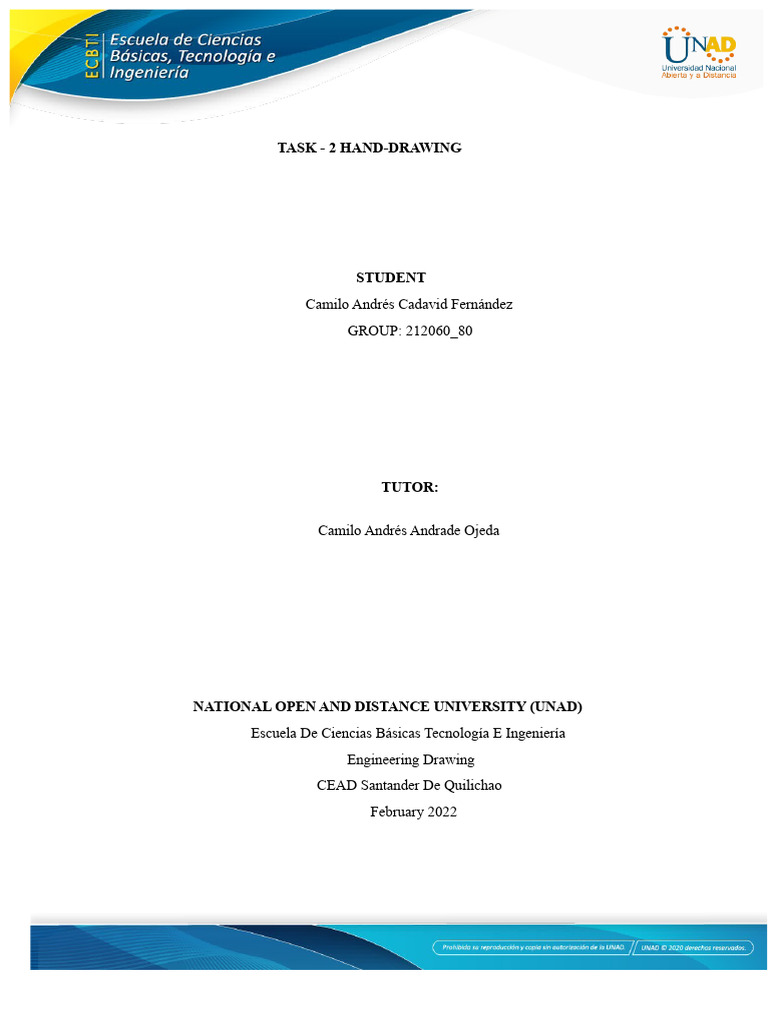 Task 2 Freehand Drawing | PDF | Computer Aided Design | Drawing
