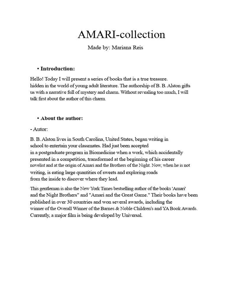 AMARI Collection | PDF | Fantasy