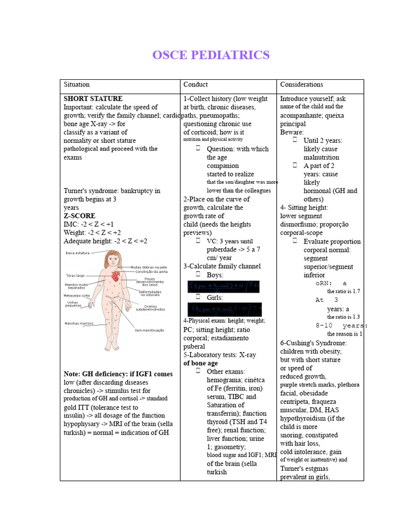 Osce Pediatrics | PDF | Cardiopulmonary Resuscitation | Medical Specialties