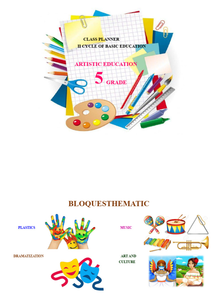 5TH GRADE ART EDUCATION Lesson Plan | PDF | Drawing | Human Voice
