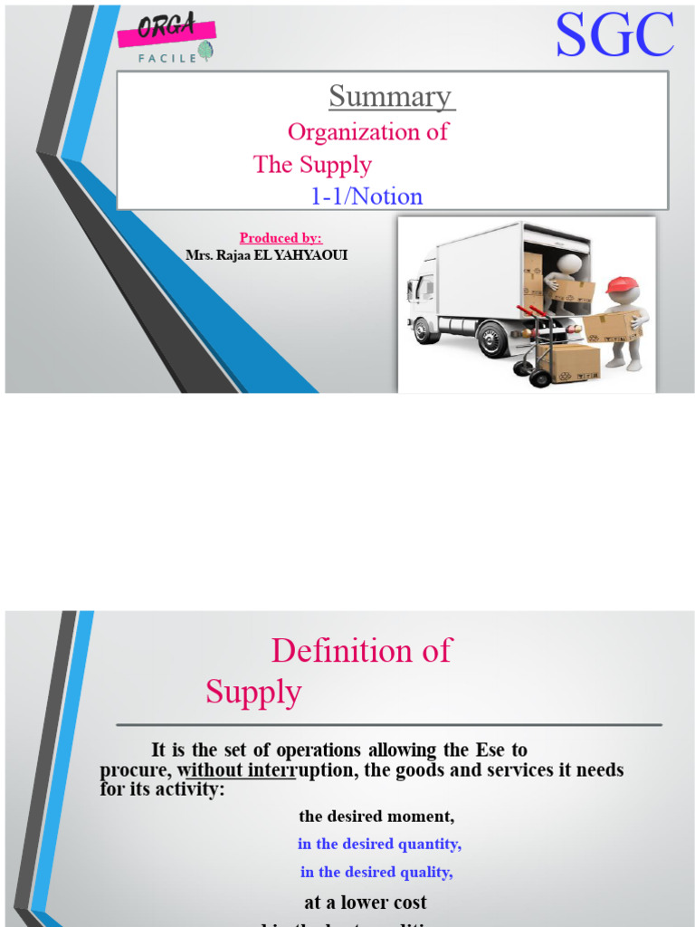 Supply Chain Management Overview | PDF | Supply Chain | Stocks