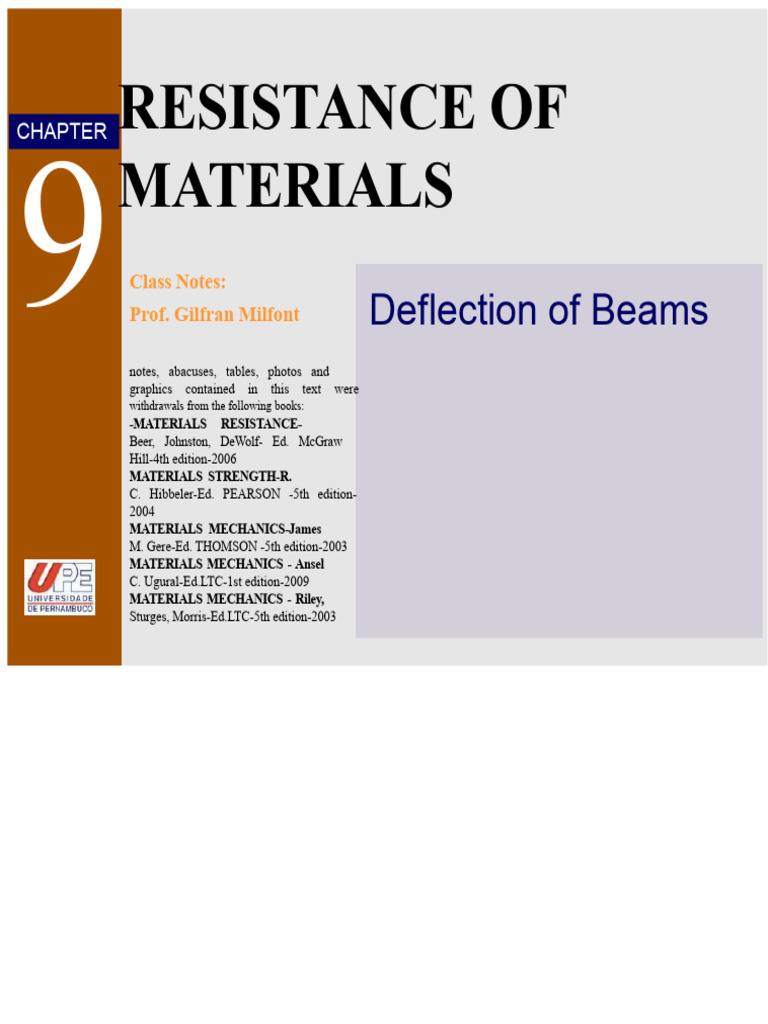 9 - Beam Deflection | PDF | Bending | Beam (Structure)