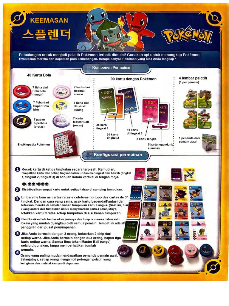 Panduan Permainan Pokémon: Menangkap dan Evolusi | PDF
