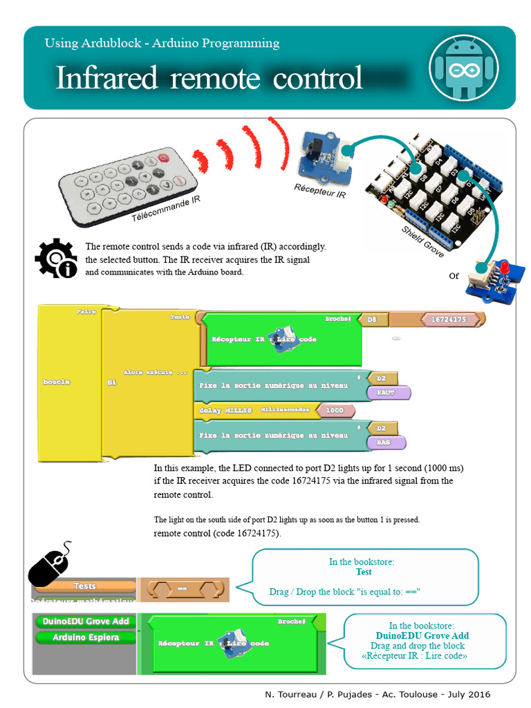 Arduino IR Remote Control Guide | PDF | Remote Control | Electronics
