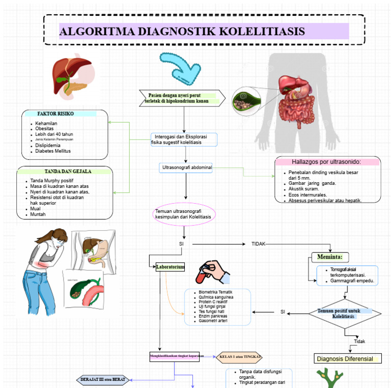 Algoritma Diagnostik Kolelitiasis | PDF