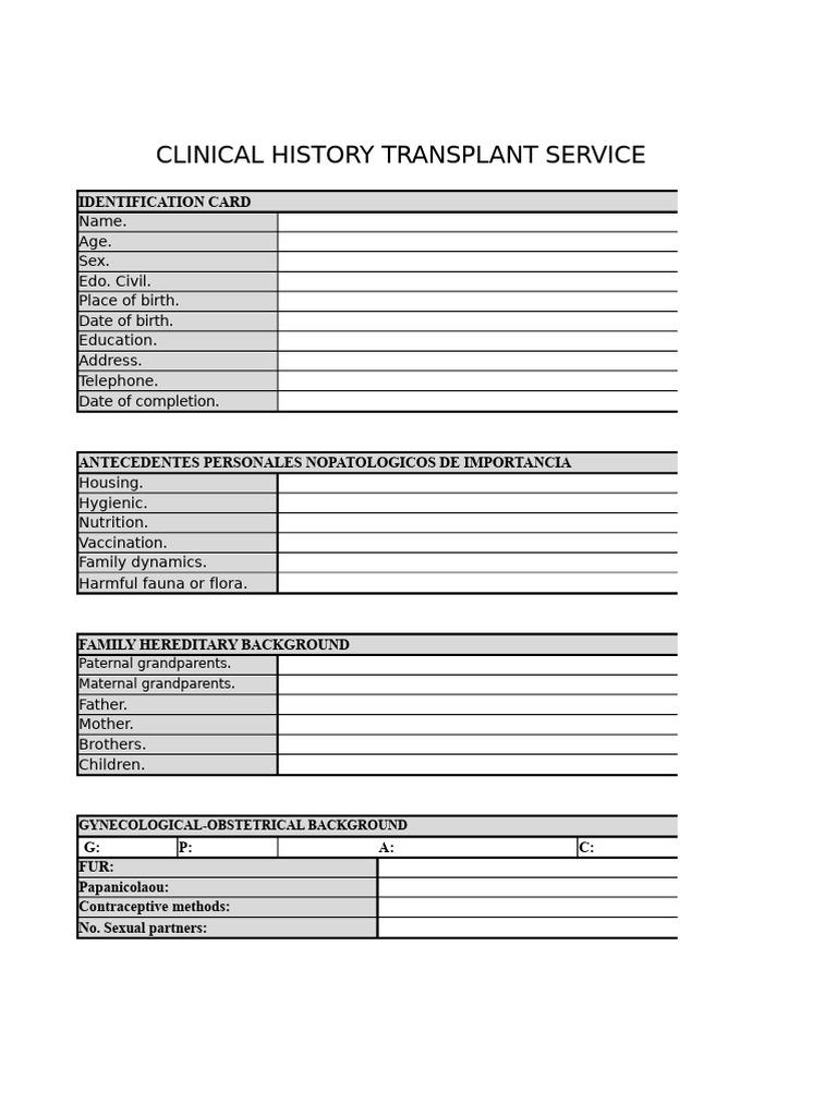 HC Format | PDF | Medical Specialties | Clinical Medicine