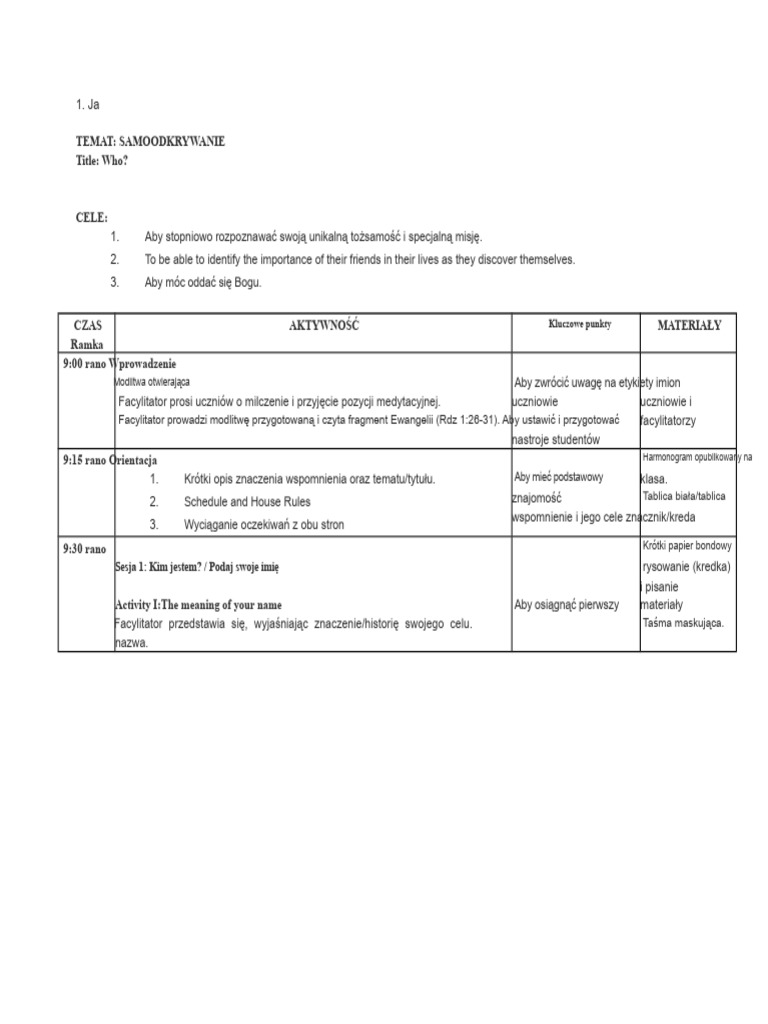 Moduł Próbki Wspomnień | PDF