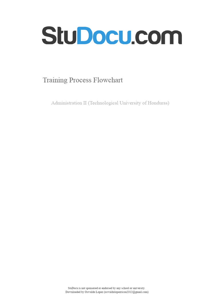 Staff Training Process Flowchart | PDF | Human Resources