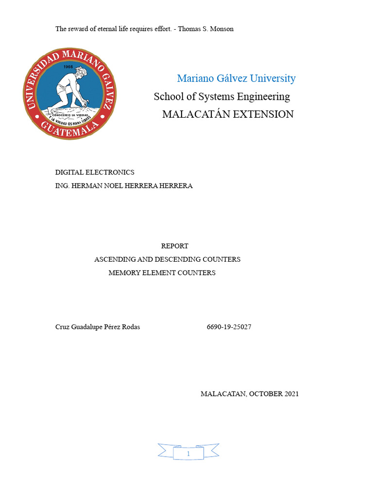 Report Ascending and Descending Counters | PDF | Computer Data Storage ...