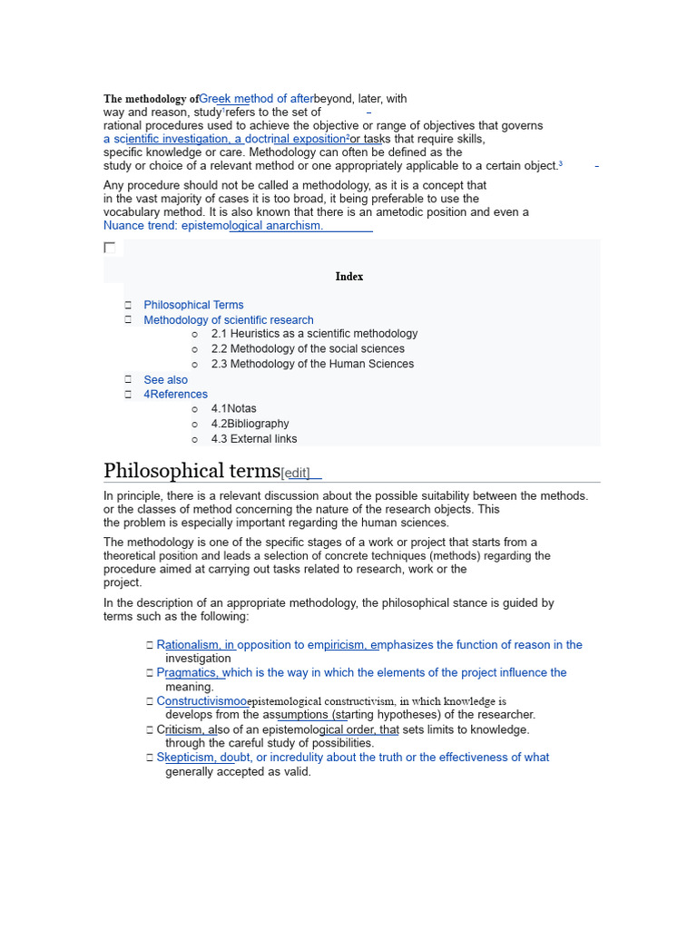 Greek Methodology in Scientific Research | PDF | Methodology ...