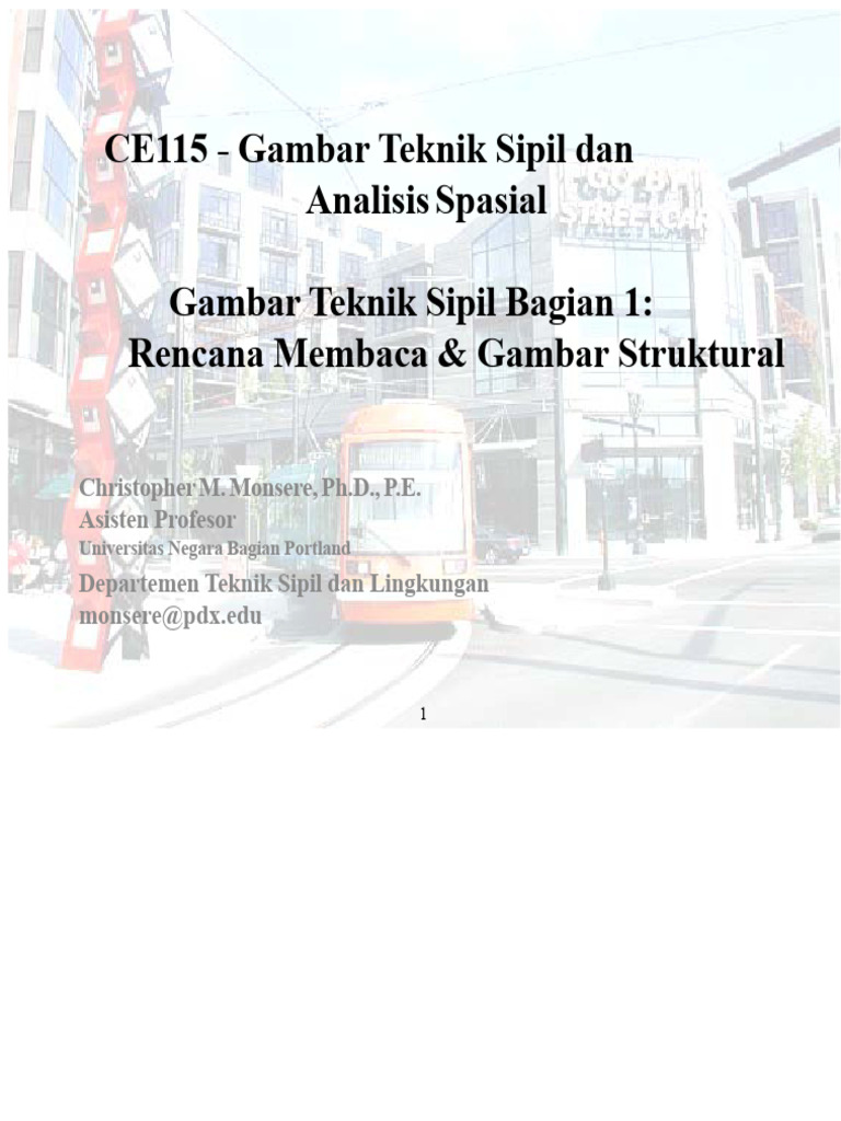 Gambar Teknik Sipil PDF | PDF