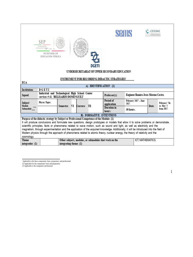 Didactic Strategies for Physics Education | PDF | Hypothesis | Physics