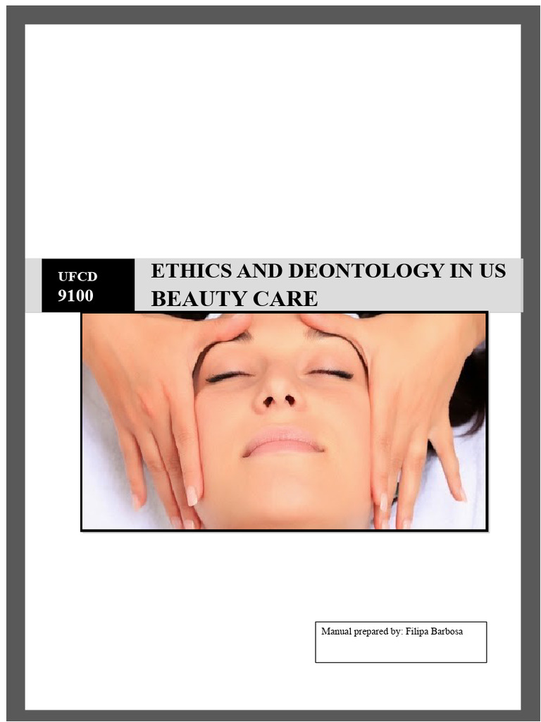 Ethics and Deontology in Beauty Care | PDF | Morality | Beauty