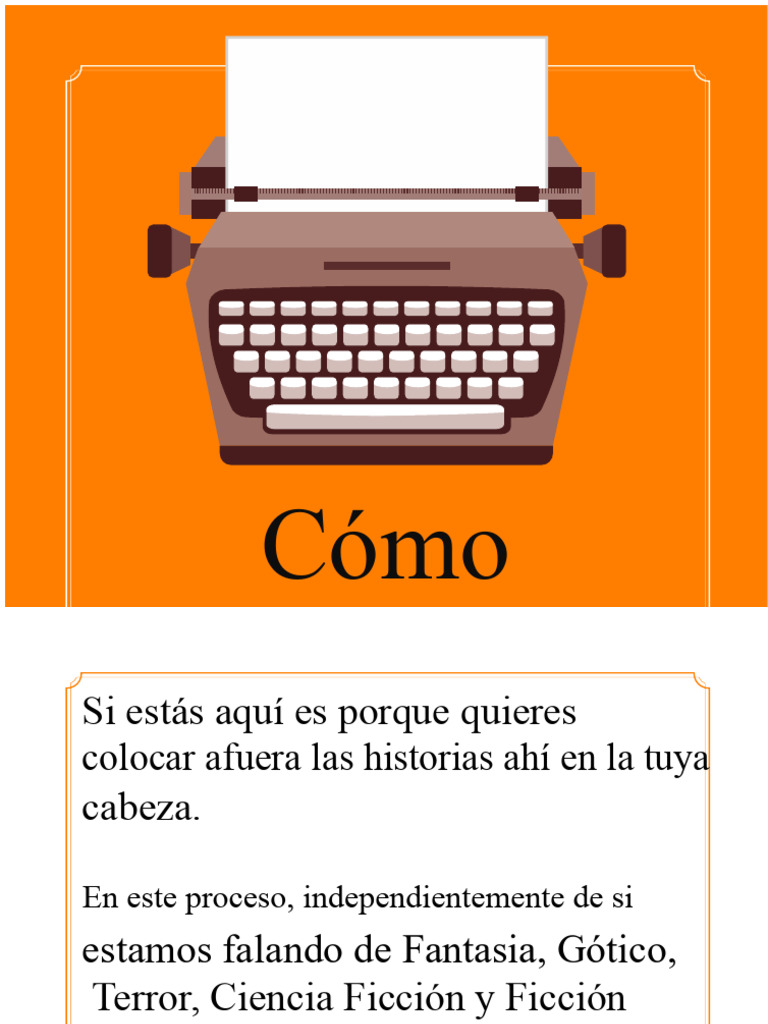 S.E.L.F. - Cómo Escribir Tu Primera Novela | PDF | Escritores