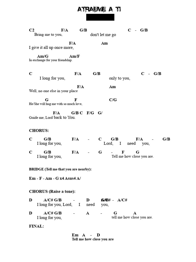 Longing for Divine Connection Lyrics | PDF