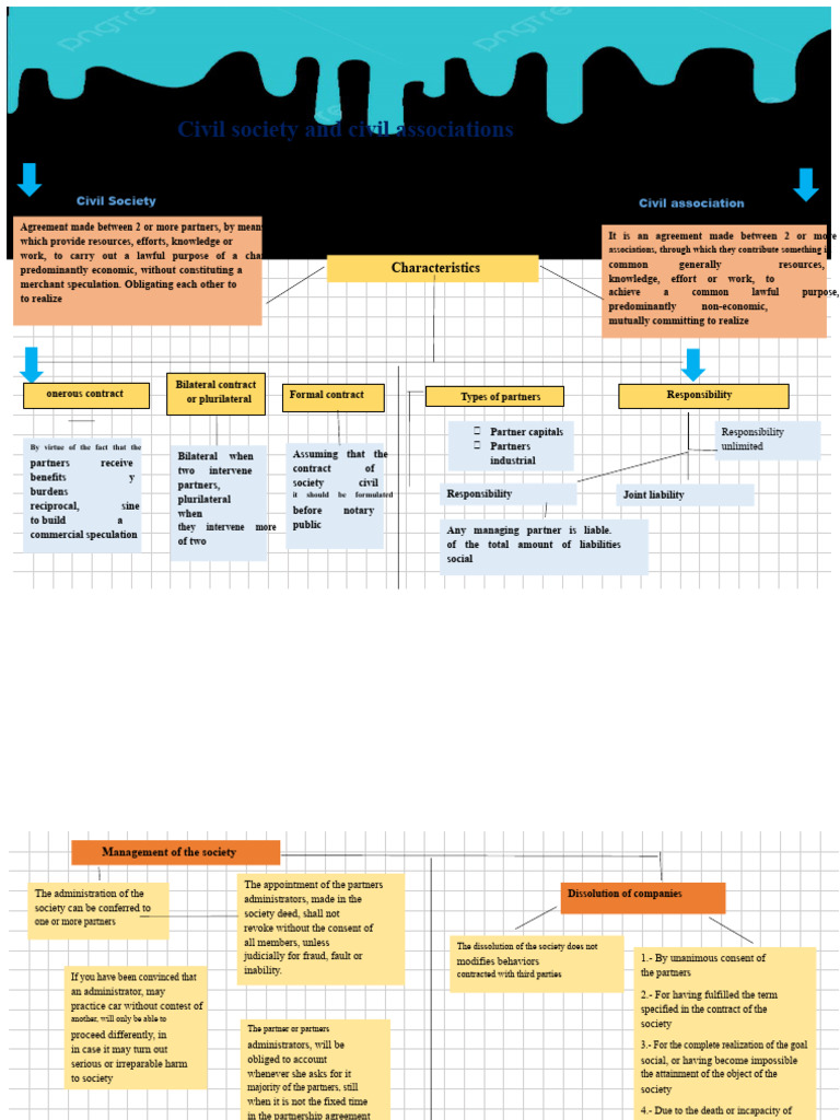 Conceptual Map Society and Associations | PDF | Civil Law (Legal System ...