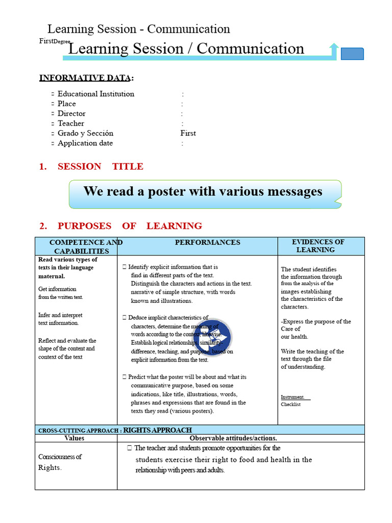 How We Read Posters For Health Care | PDF | Reading Comprehension ...