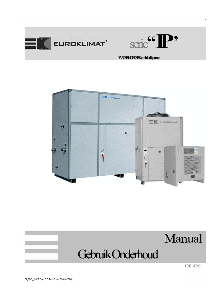 Chiller Pagani Serie IPE | PDF