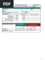 Standardized Nordic MSK Questionnaire | PDF | Musculoskeletal System