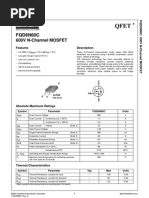 FDP 047 An | PDF | Field Effect Transistor | Mosfet